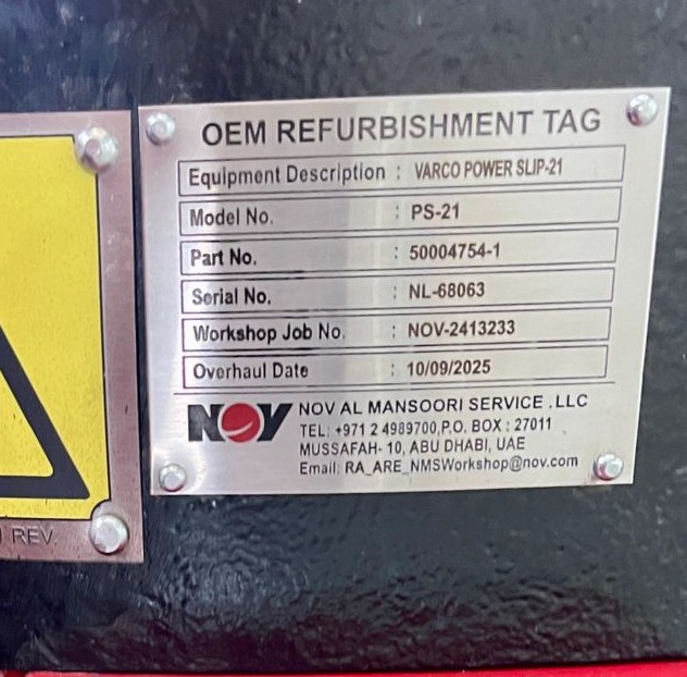 CERTIFIED PS21 POWER SLIP. PN 202200-300 (National) – Claymore